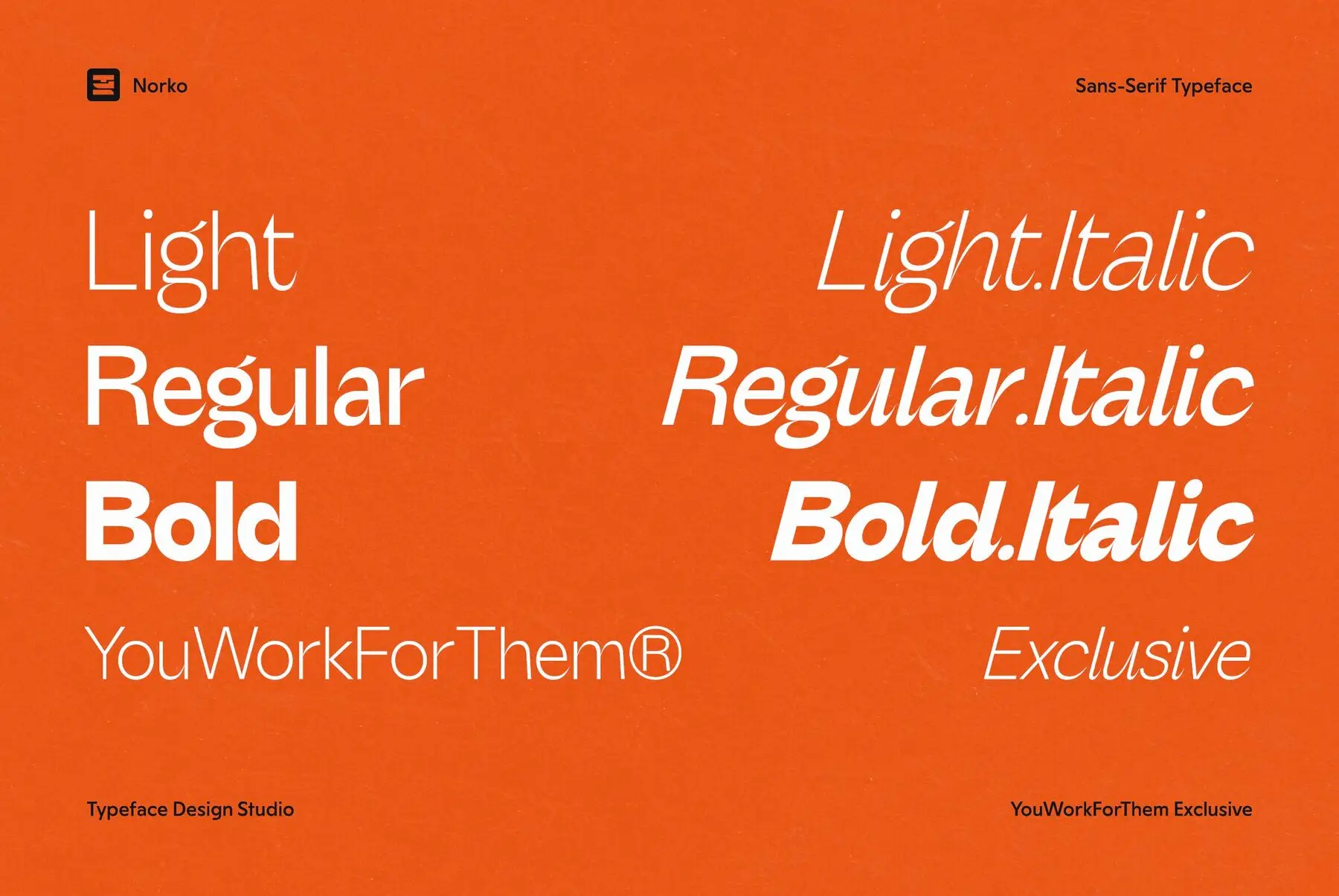 Norko Font - YouWorkForThem