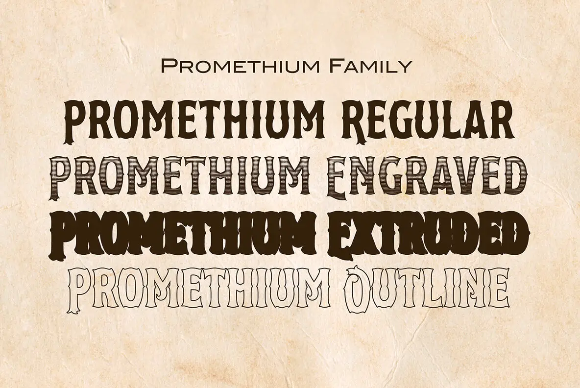 Promethium Font - YouWorkForThem
