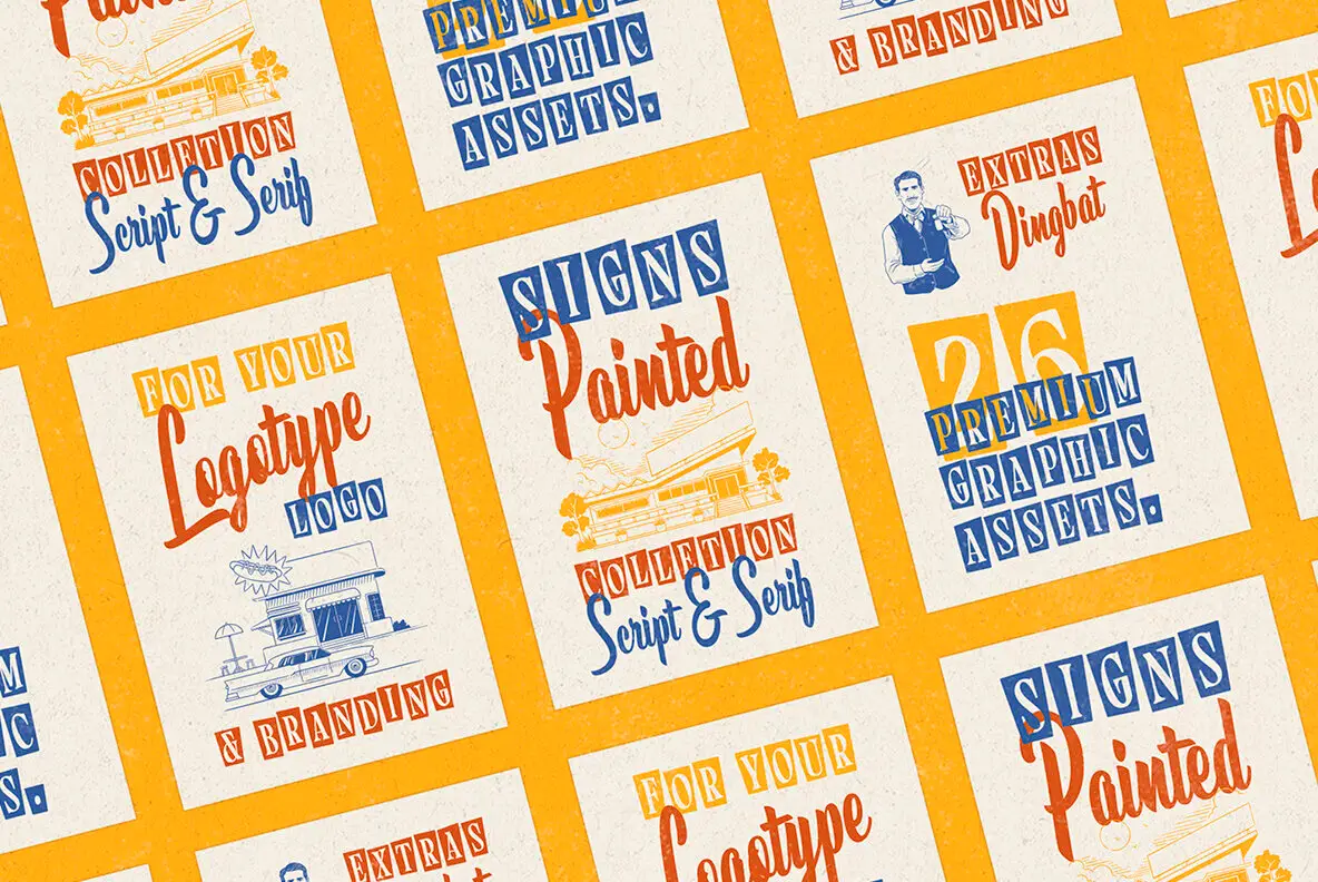 Signs Painted Font - YouWorkForThem