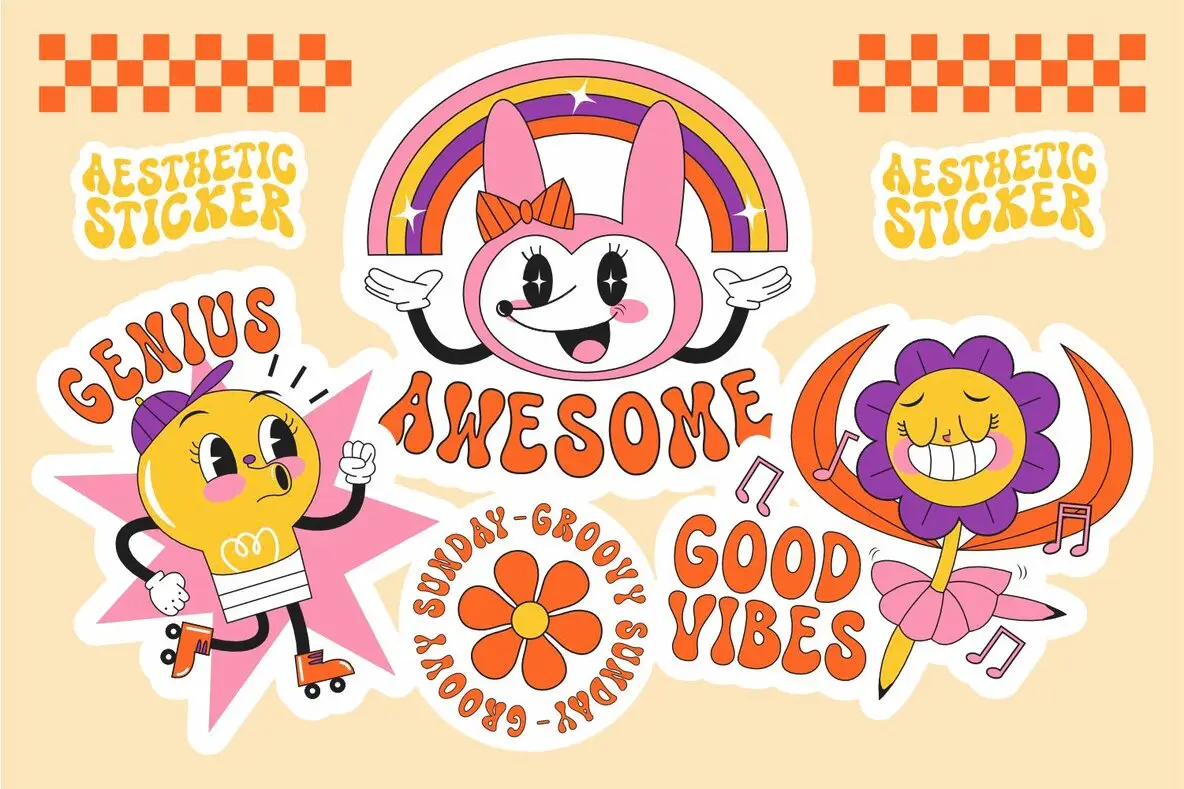 Groovy Sunday Font - YouWorkForThem