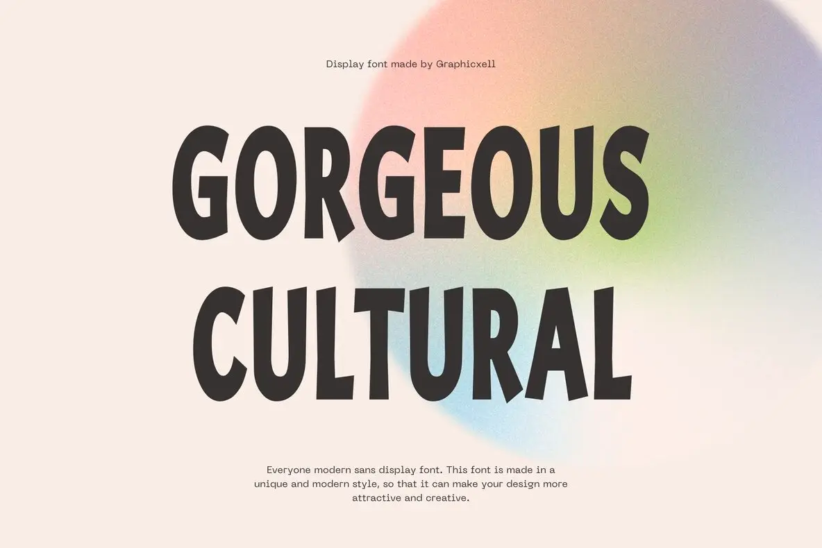 Gorgeous Cultural Font - YouWorkForThem