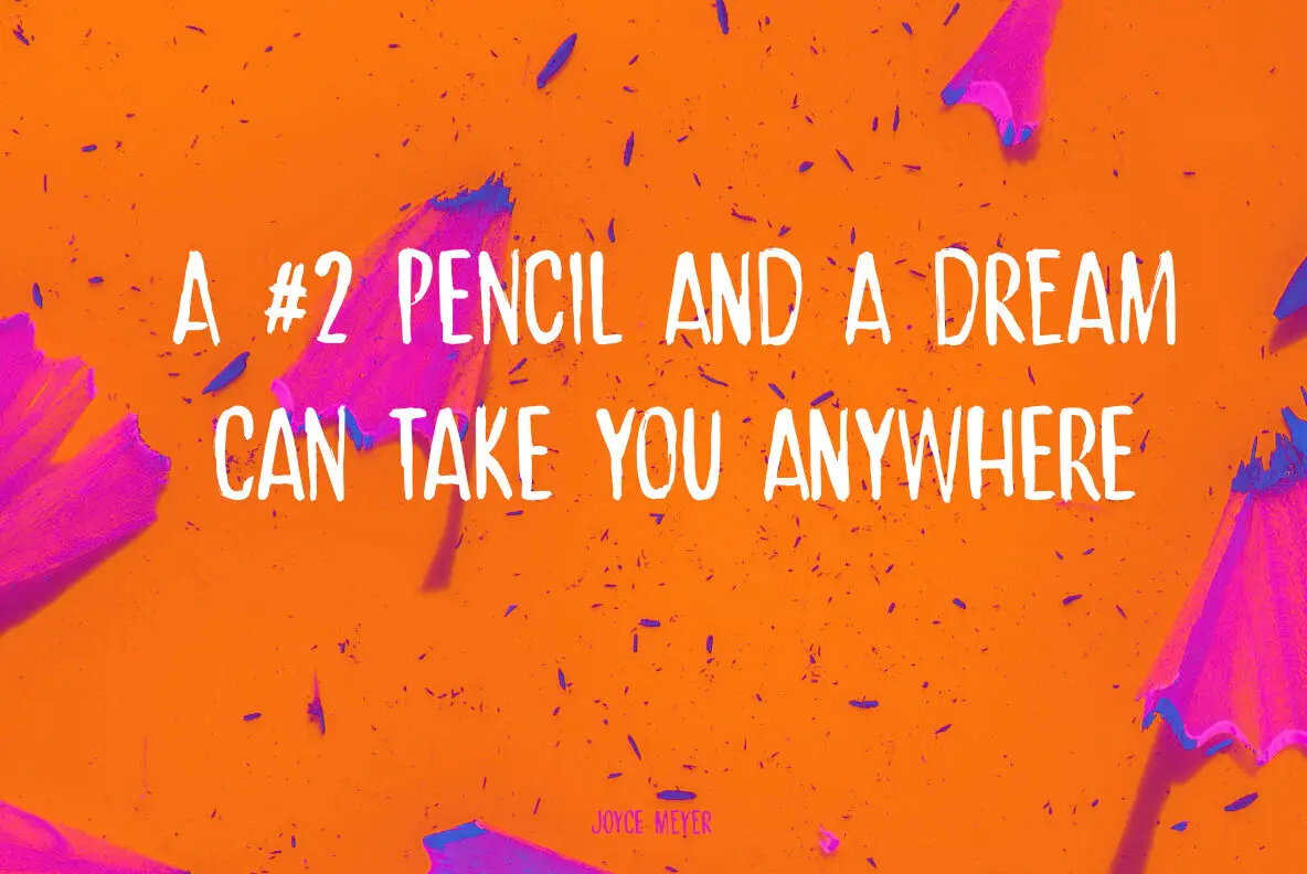 Gritty Pencil Font - YouWorkForThem