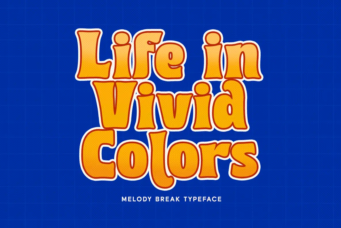 Melody Break Font - FontPath