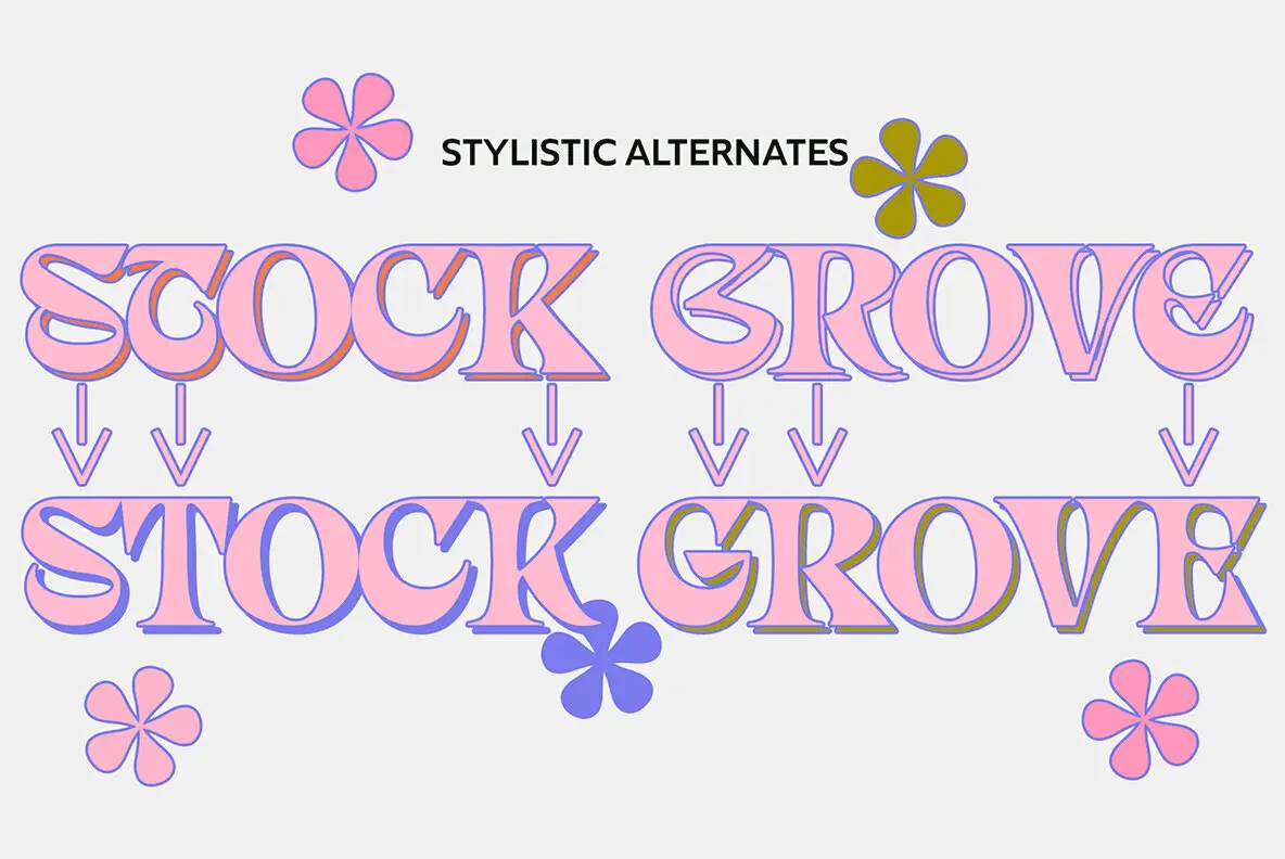 Lotus Grove Font - YouWorkForThem