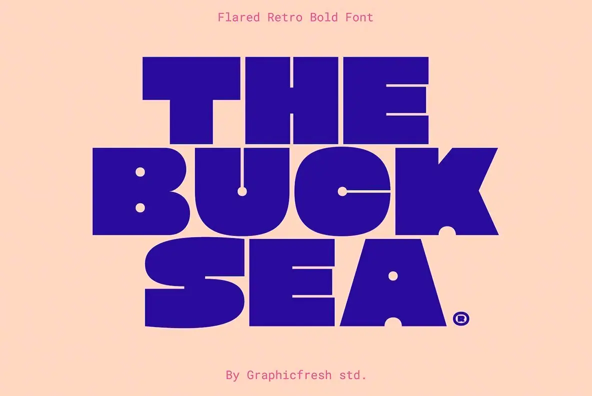 Flared Font - YouWorkForThem