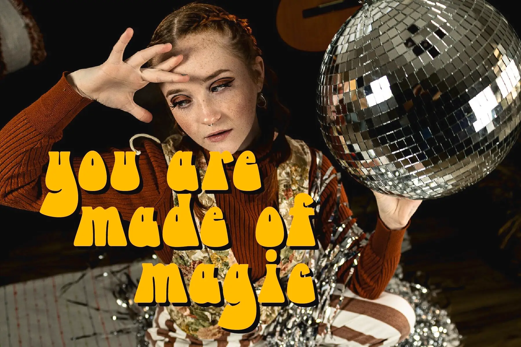 Funky Track Font - YouWorkForThem