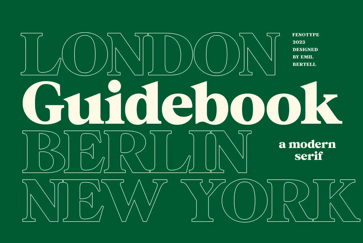 Guidebook Font - YouWorkForThem
