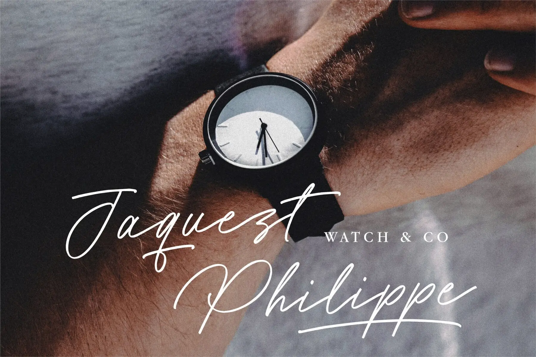 White Signature Font - YouWorkForThem