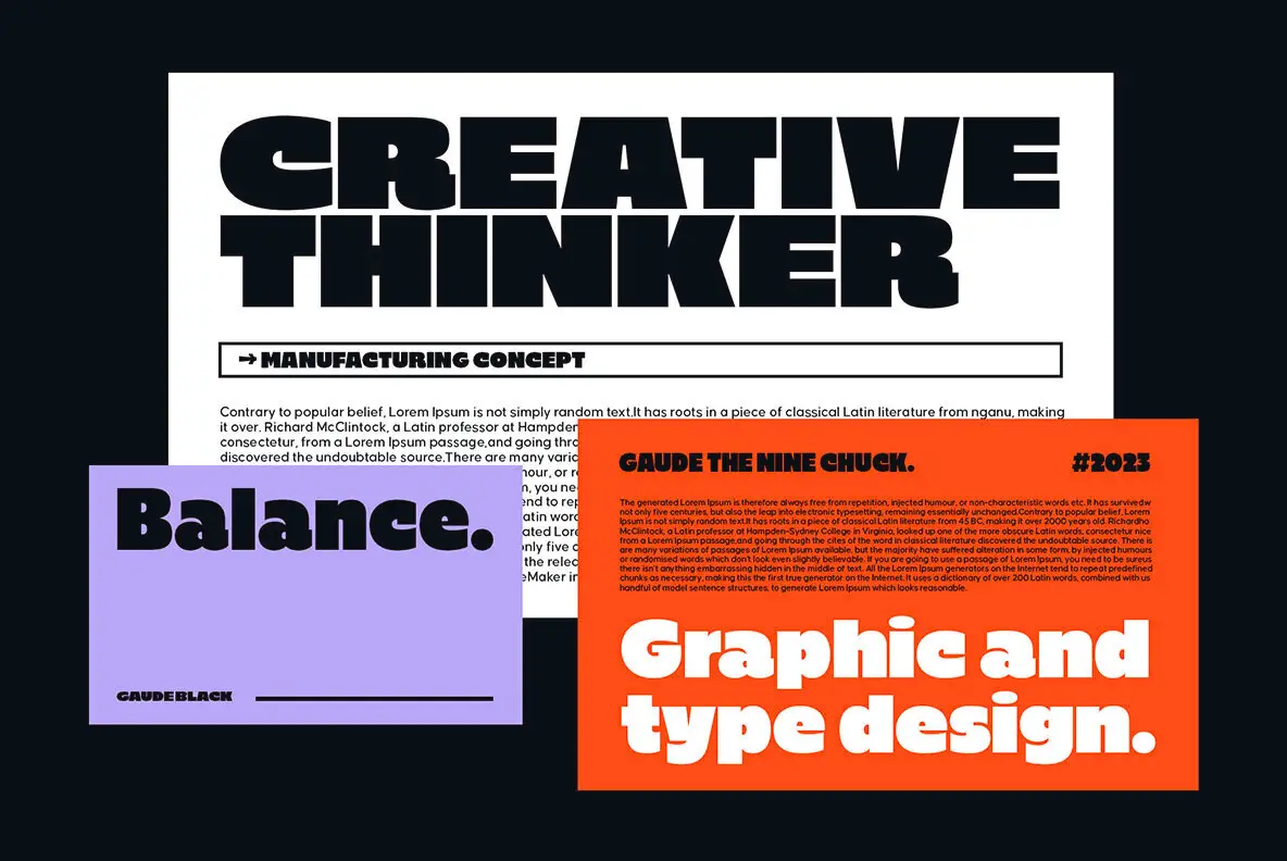 Gaude Font - YouWorkForThem