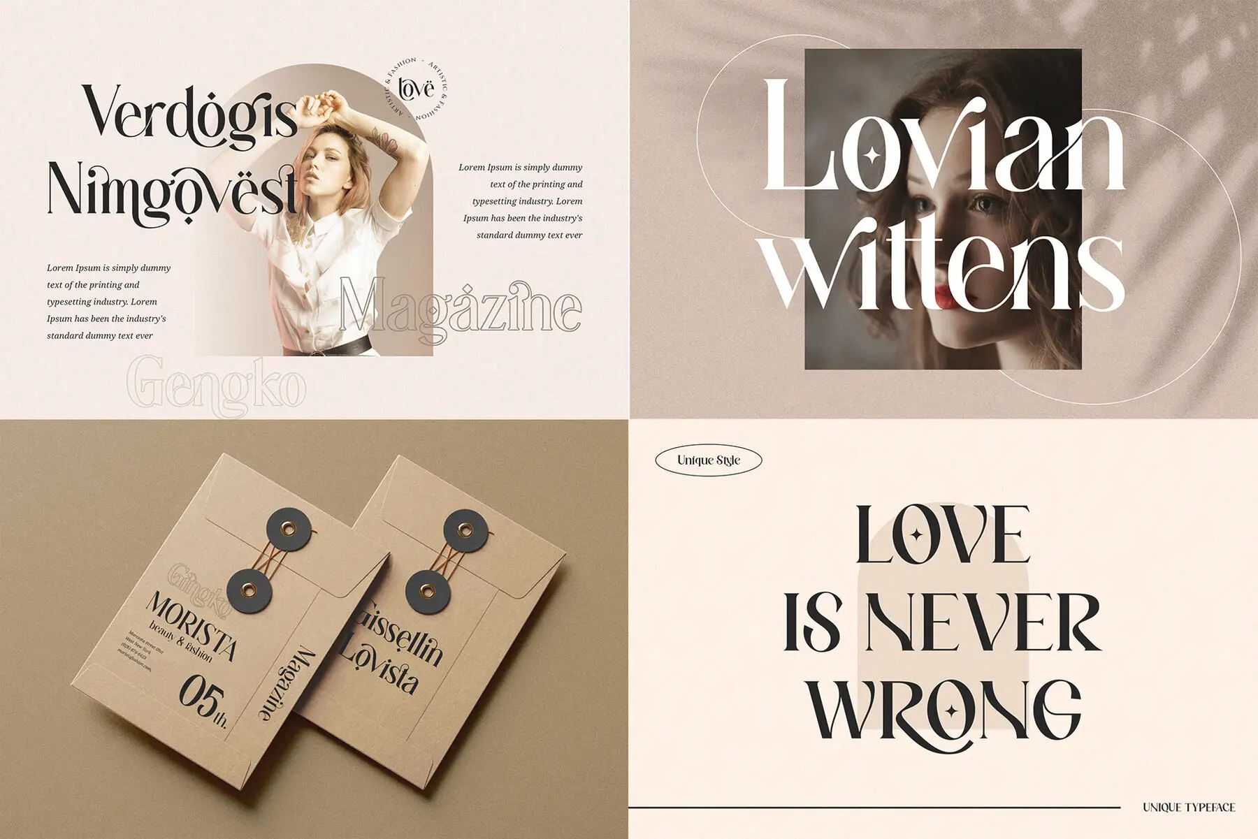 Ligature Serif Font Bundle - YouWorkForThem