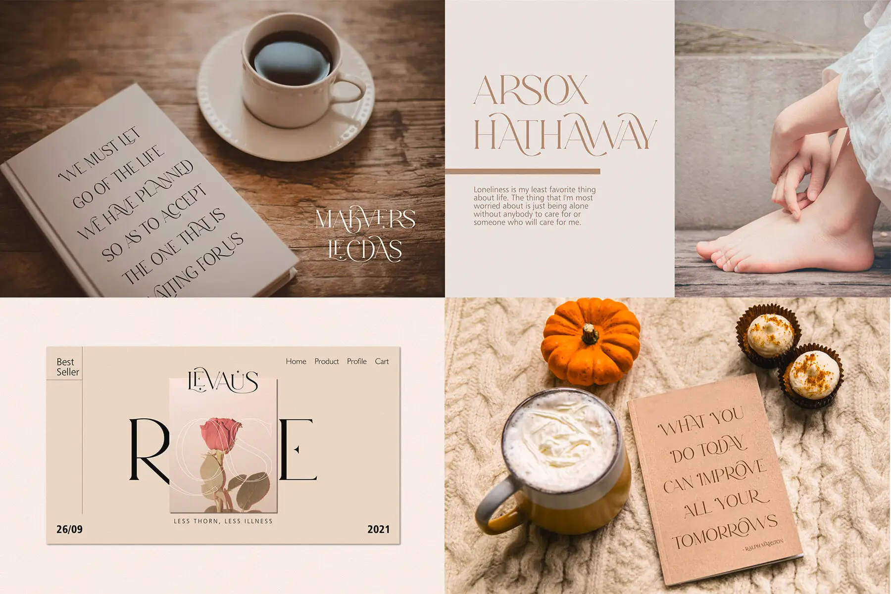 Ligature Serif Font Bundle - YouWorkForThem