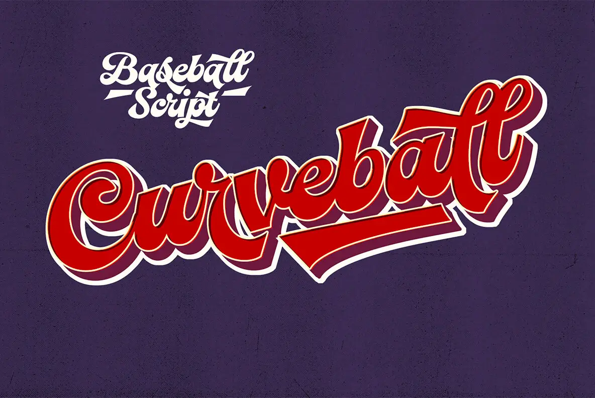 Baseball Font - YouWorkForThem