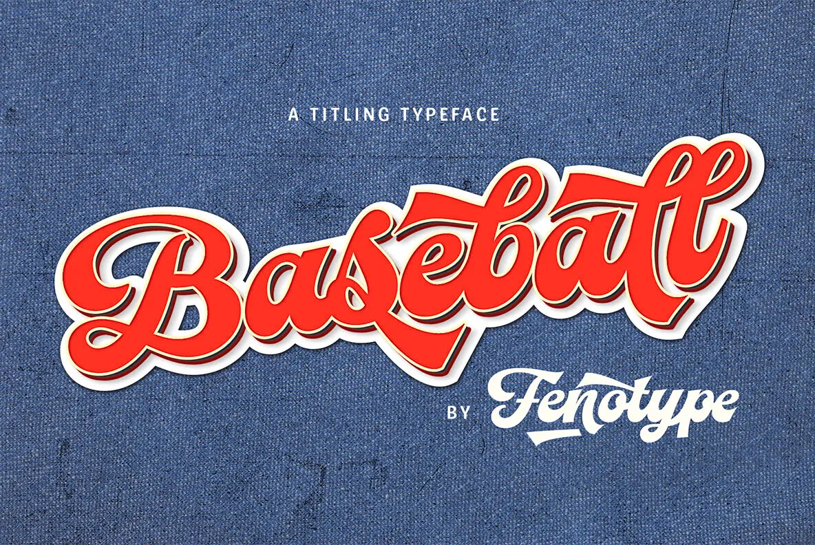 Baseball Font - YouWorkForThem