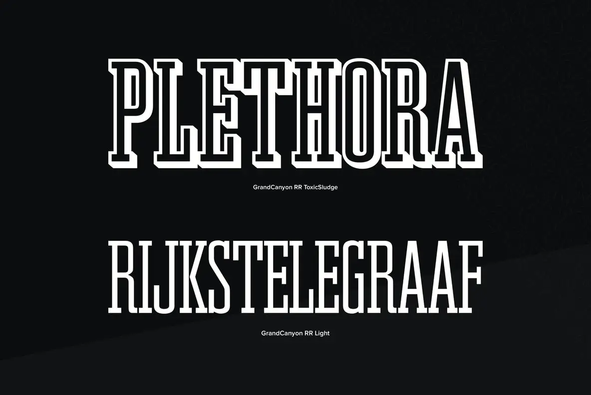 Grand Canyon Font - FontPath