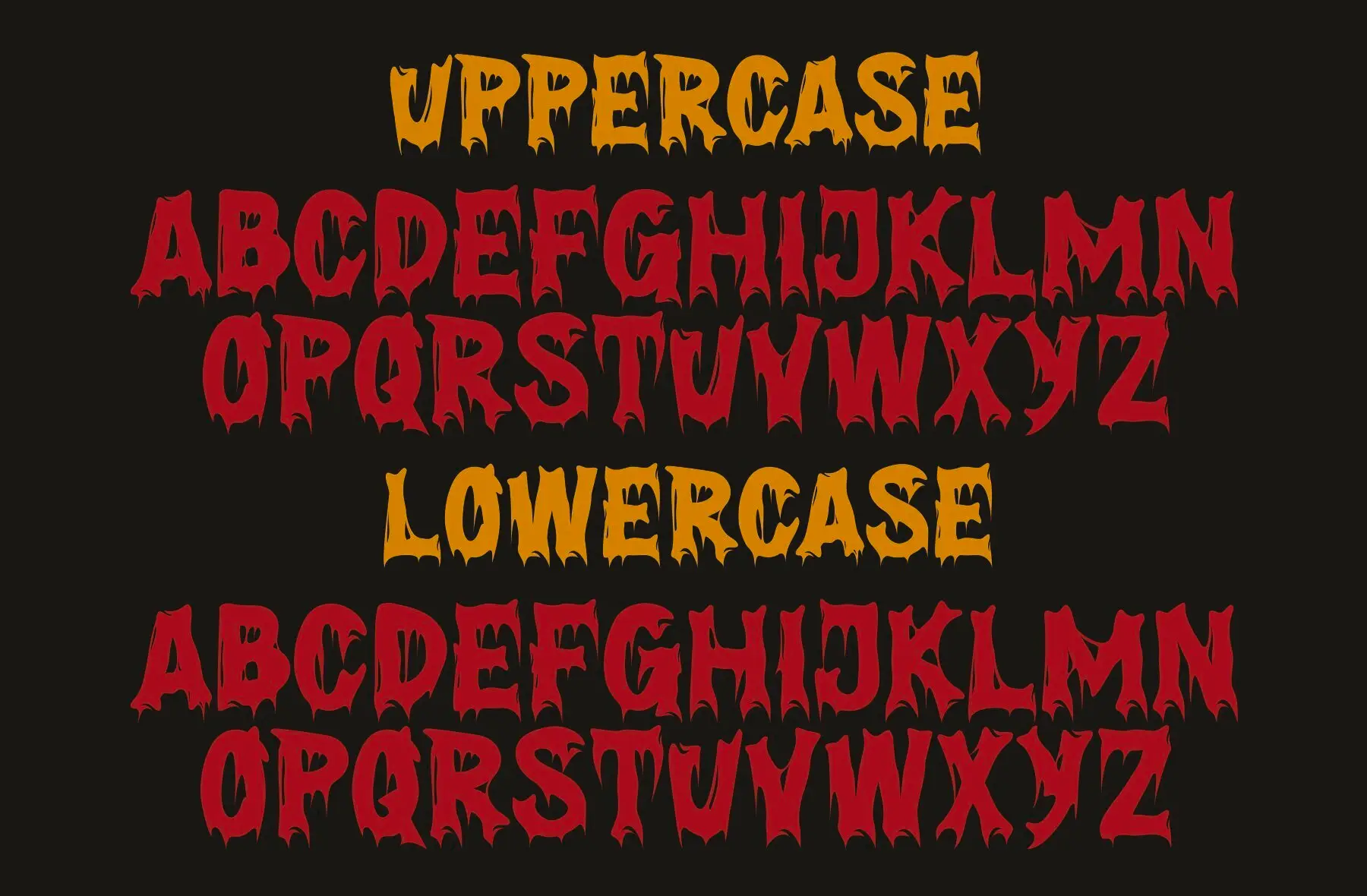 Shadows Fright Font - YouWorkForThem