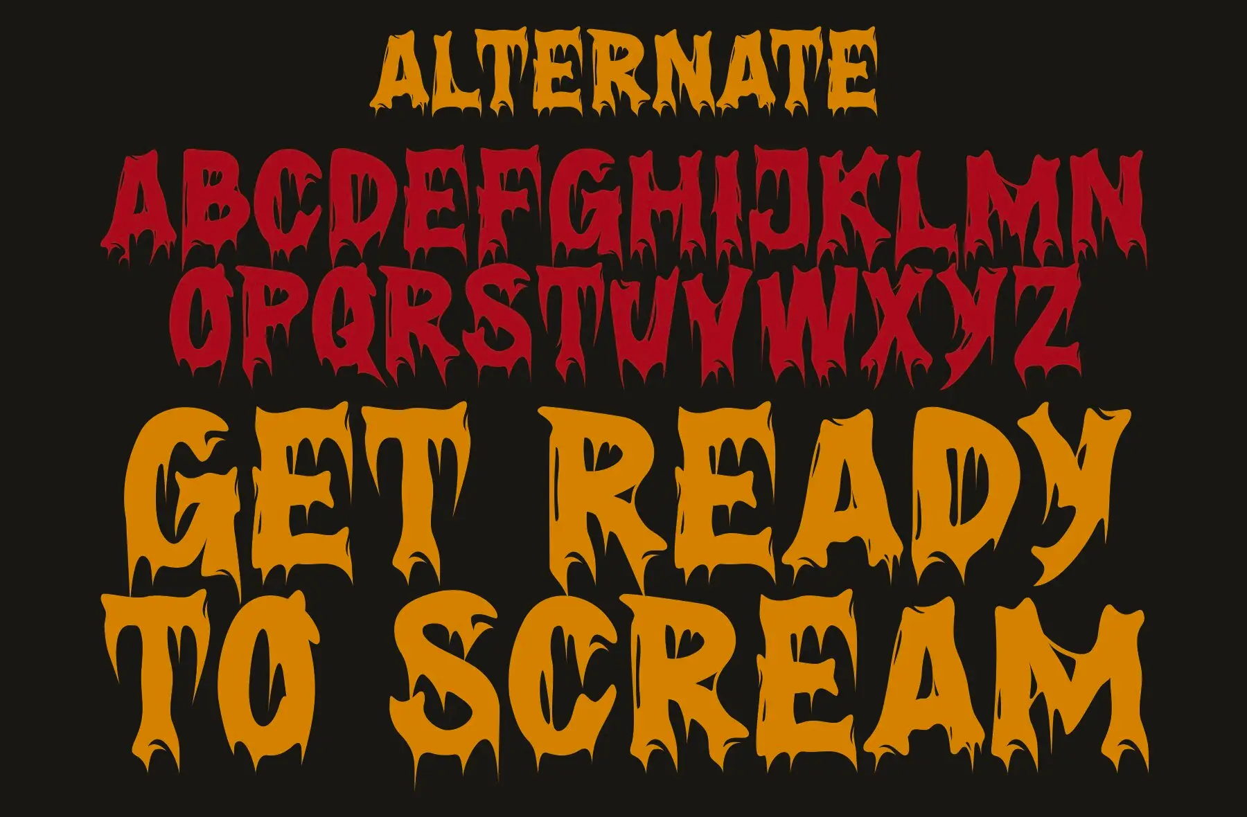 Shadows Fright Font - YouWorkForThem