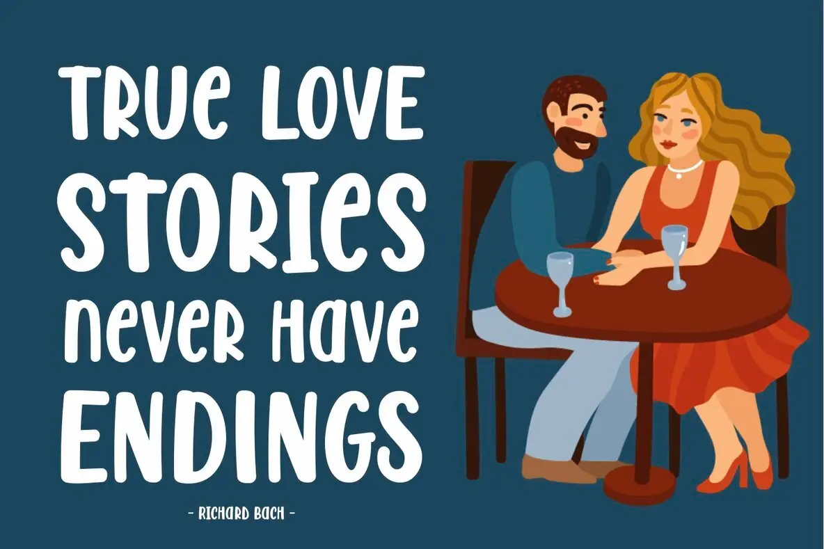 Romantic Kissing Font - YouWorkForThem