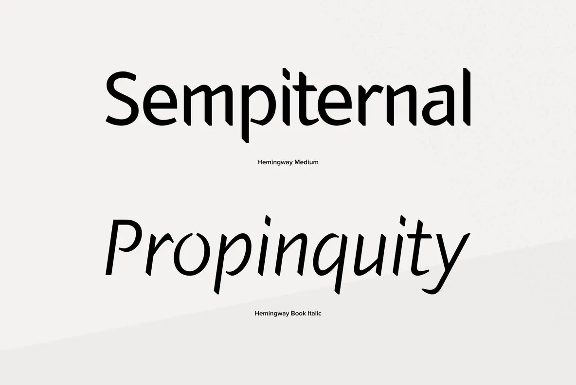 Hemingway Pro Font - FontPath