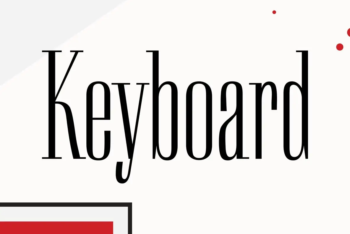 Keyboard Font - FontPath