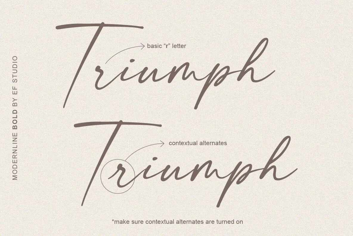 Modernline Font - YouWorkForThem