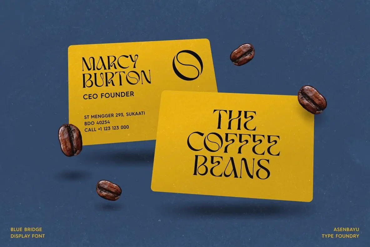 Blue Bridge Font - YouWorkForThem