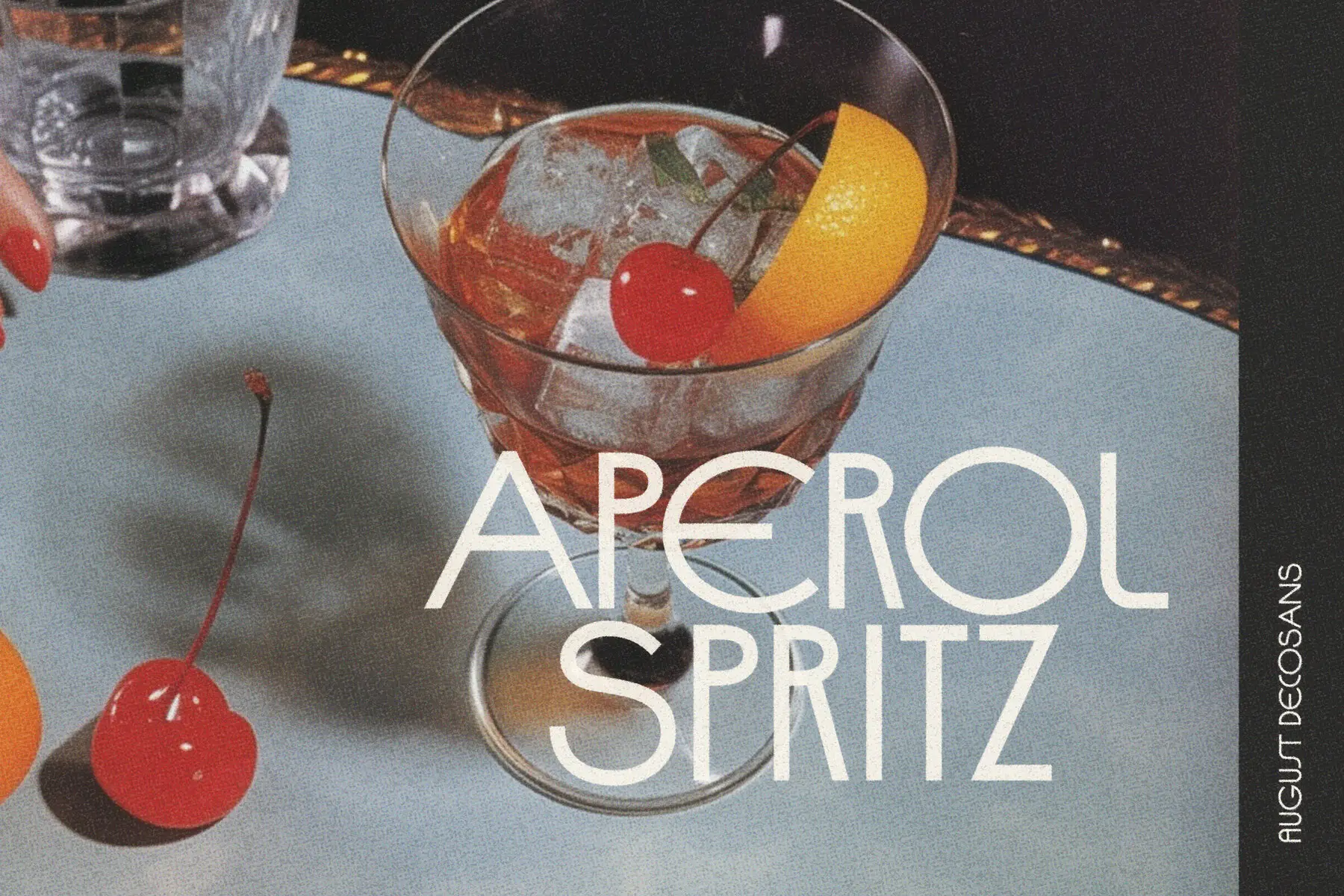 August Deco Sans Font - FontPath