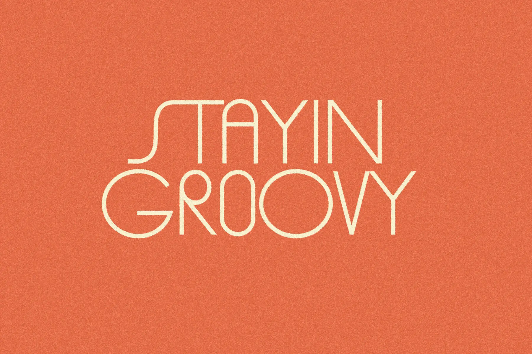 August Deco Sans Font - FontPath