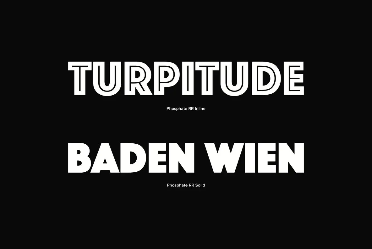 Phosphate Font - YouWorkForThem