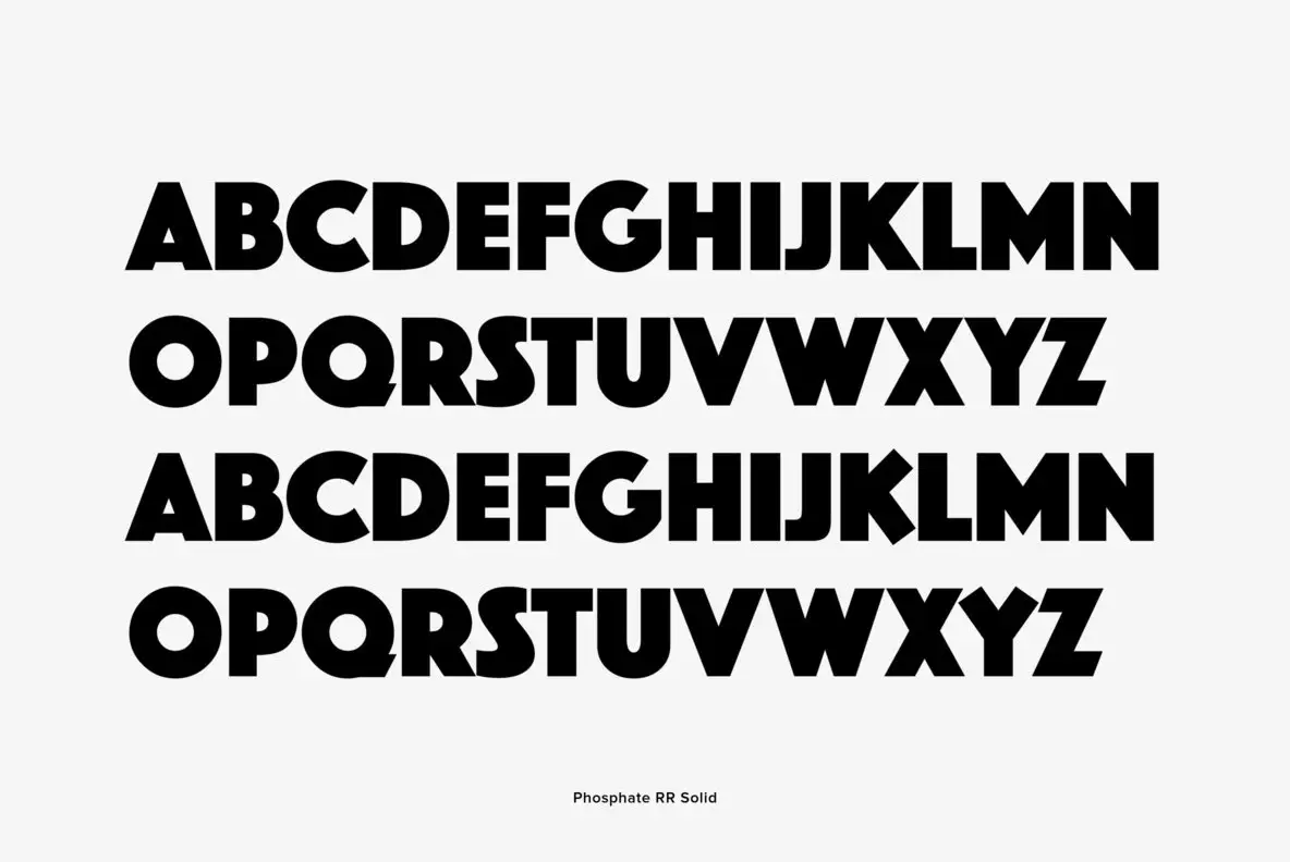 Phosphate Font - YouWorkForThem