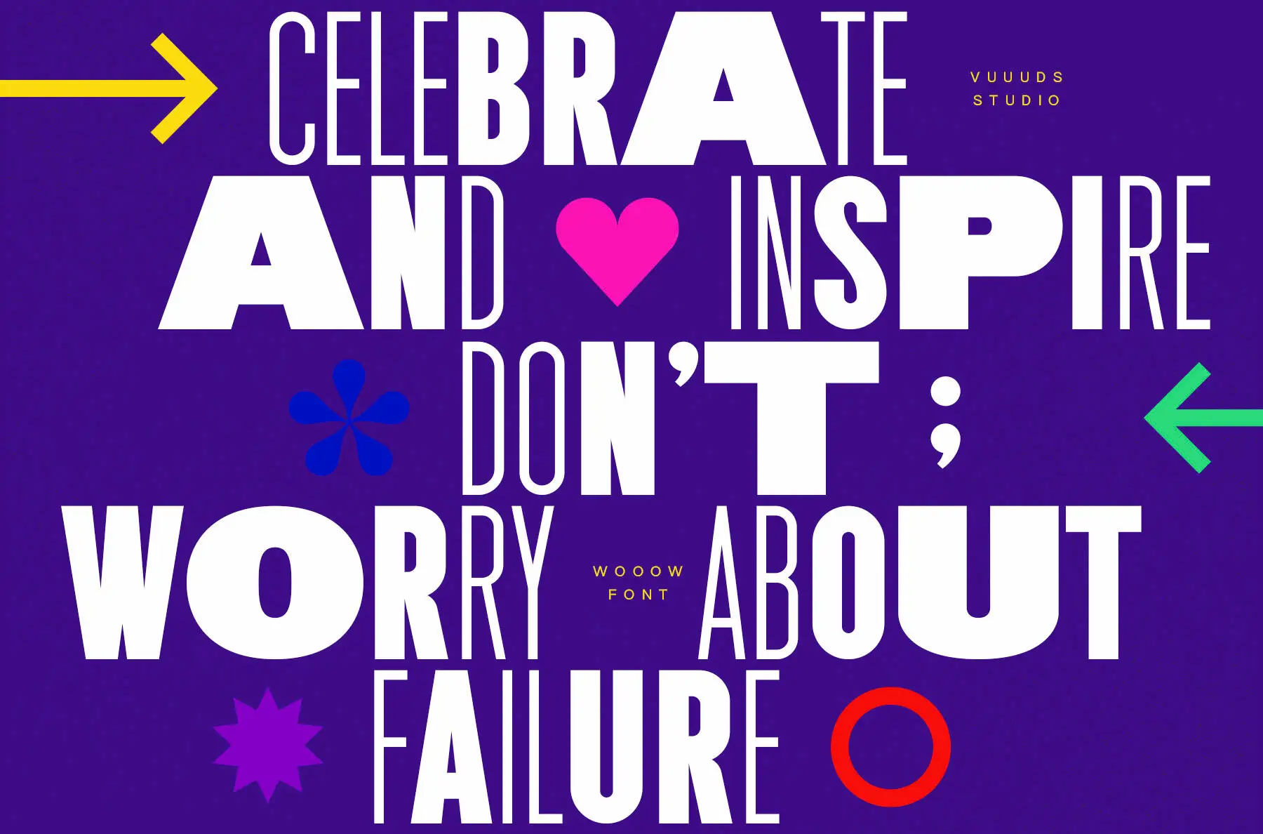 wooow Font - YouWorkForThem