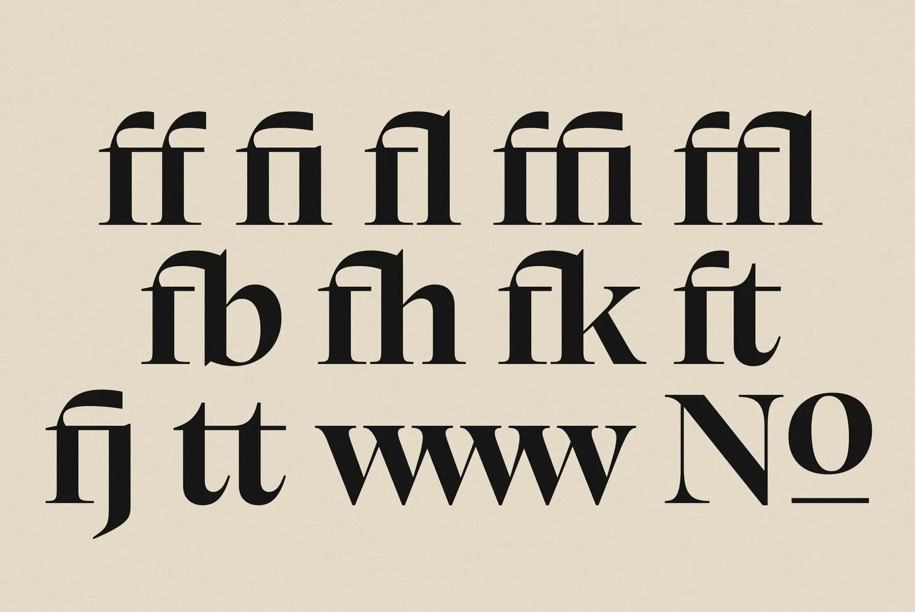 YWFT Garadone: A Modern Serif Font Inspired by Garamond & Didone - FontPath