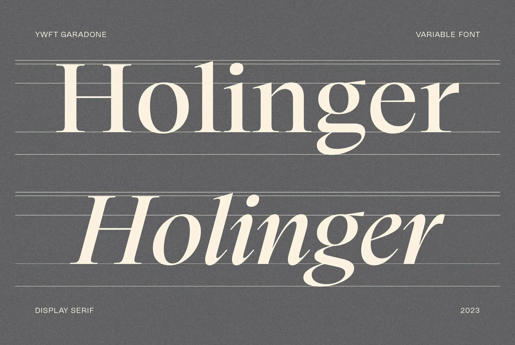 YWFT Garadone: A Modern Serif Font Inspired by Garamond & Didone - FontPath