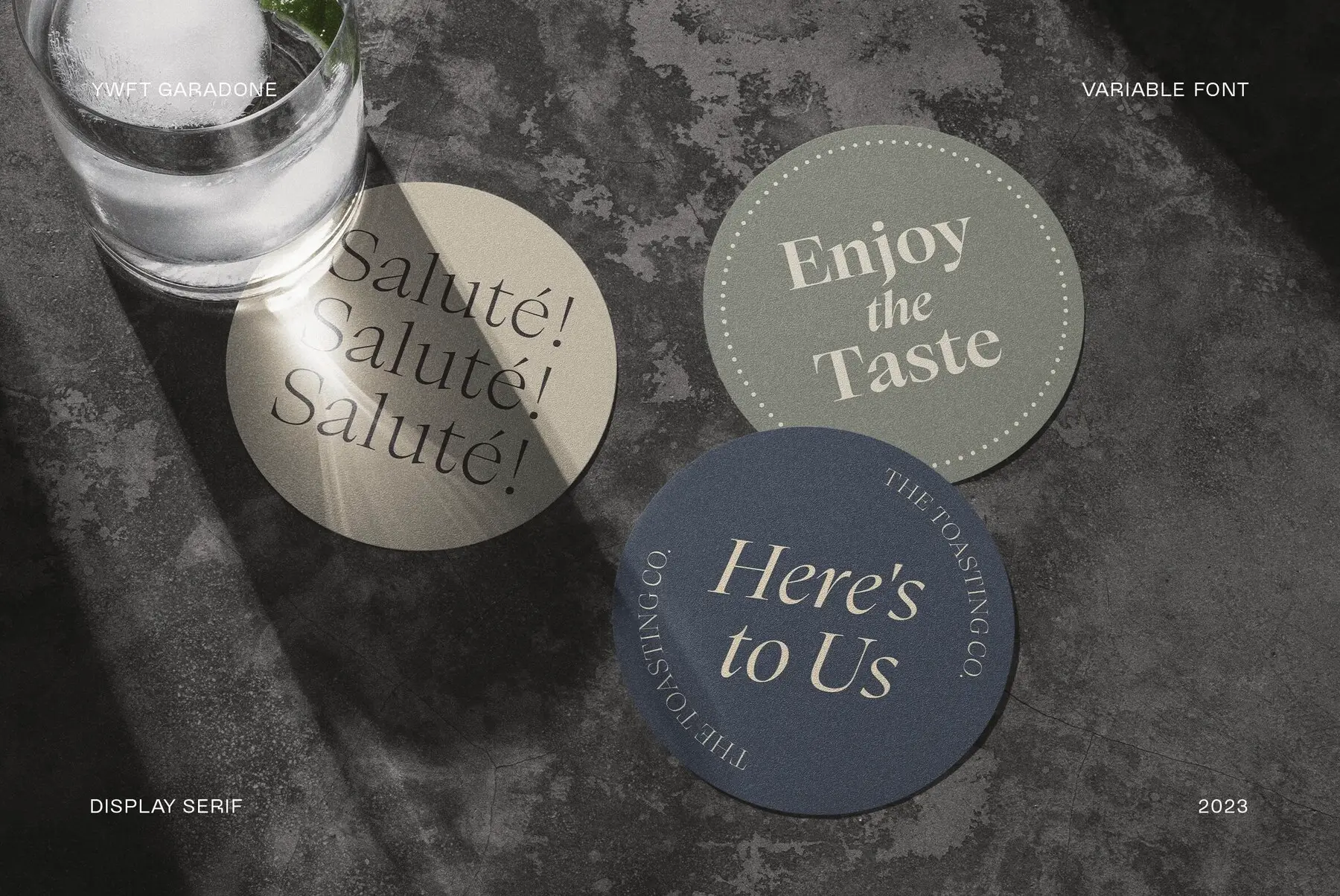 YWFT Garadone: A Modern Serif Font Inspired by Garamond & Didone - FontPath