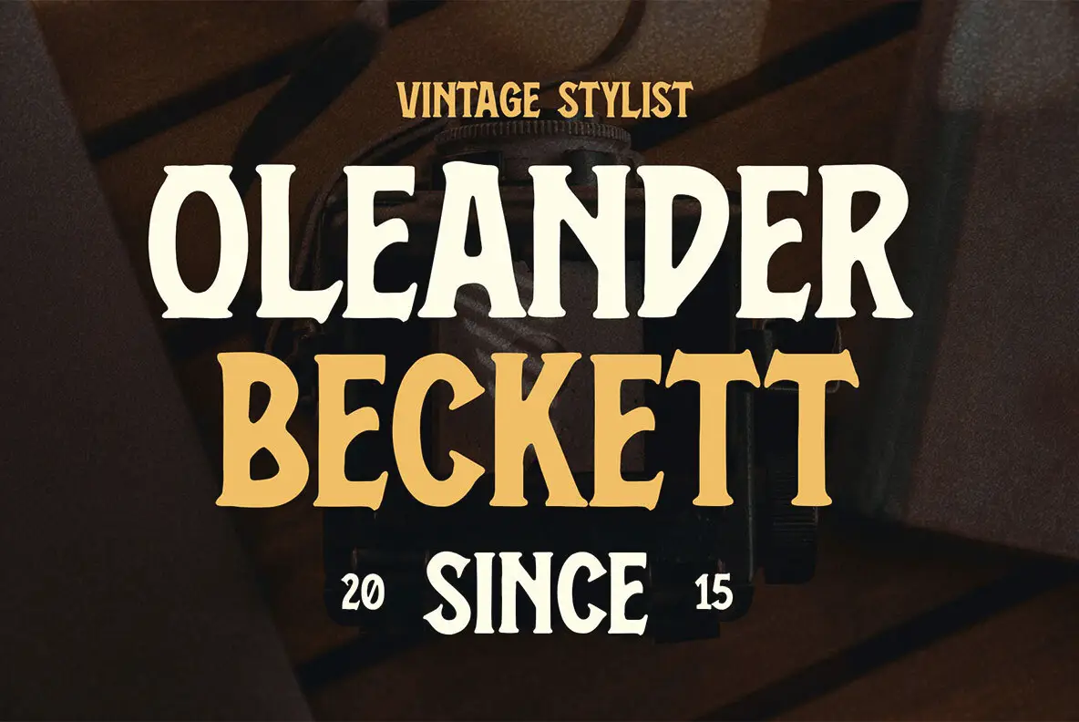 Vintage Browner Font - YouWorkForThem