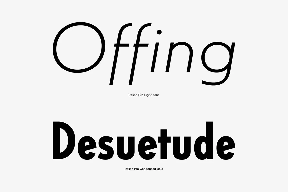 Relish Pro Font - YouWorkForThem