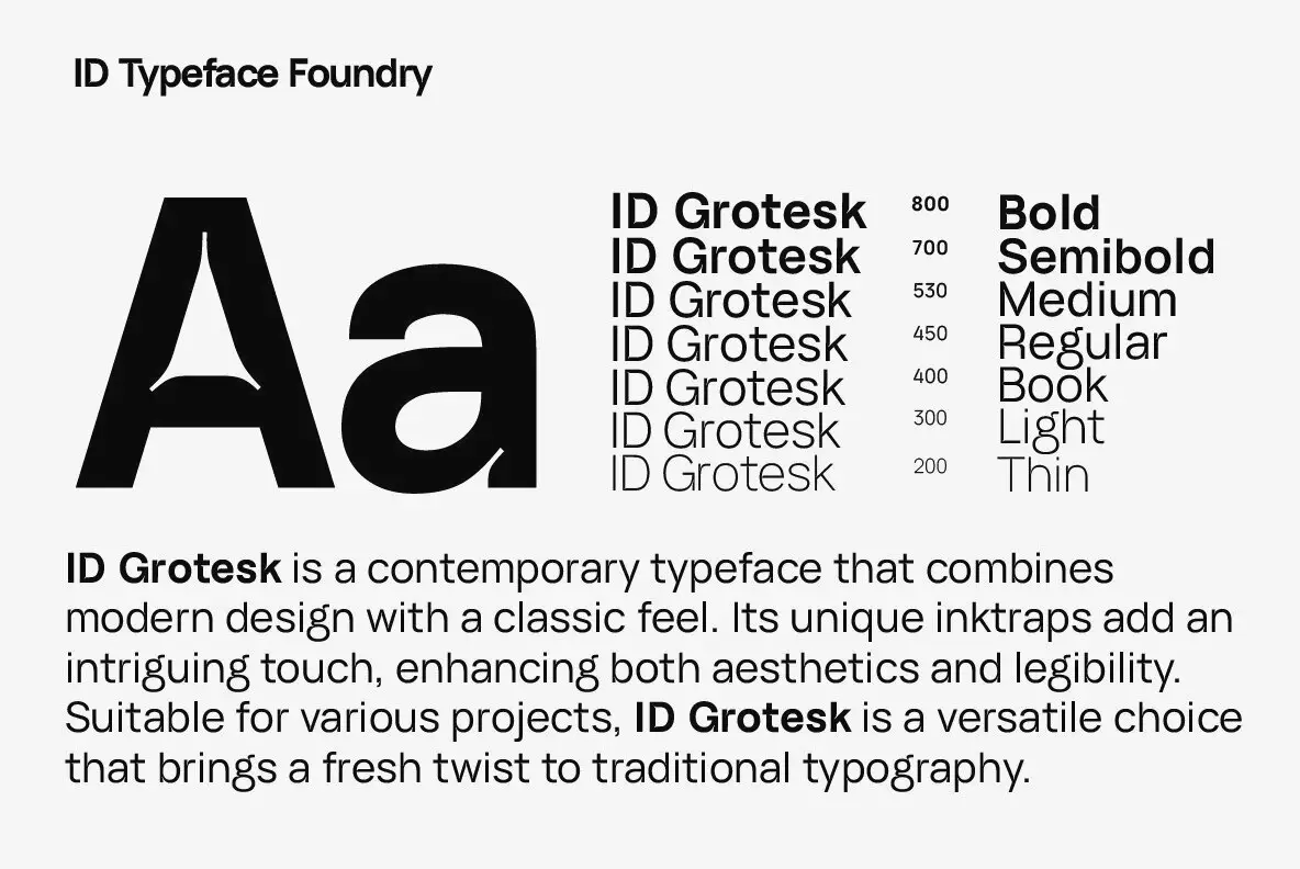 ID Grotesk Font - YouWorkForThem