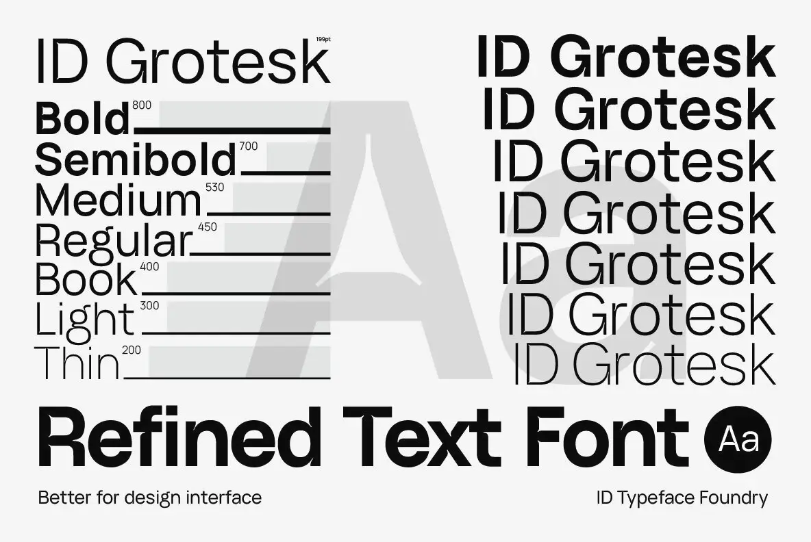 ID Grotesk Font - YouWorkForThem