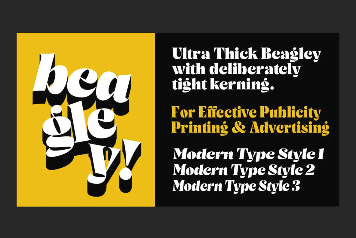 Beagley Font - YouWorkForThem