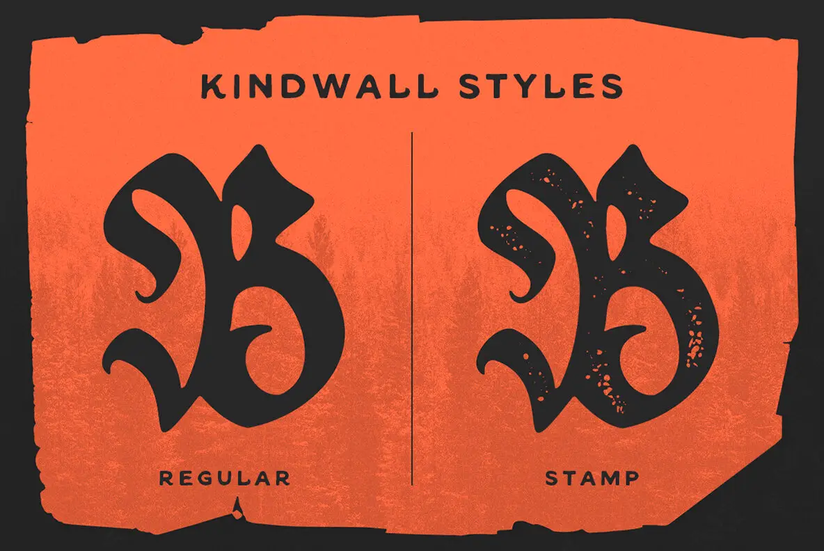 Kindwall Font - YouWorkForThem