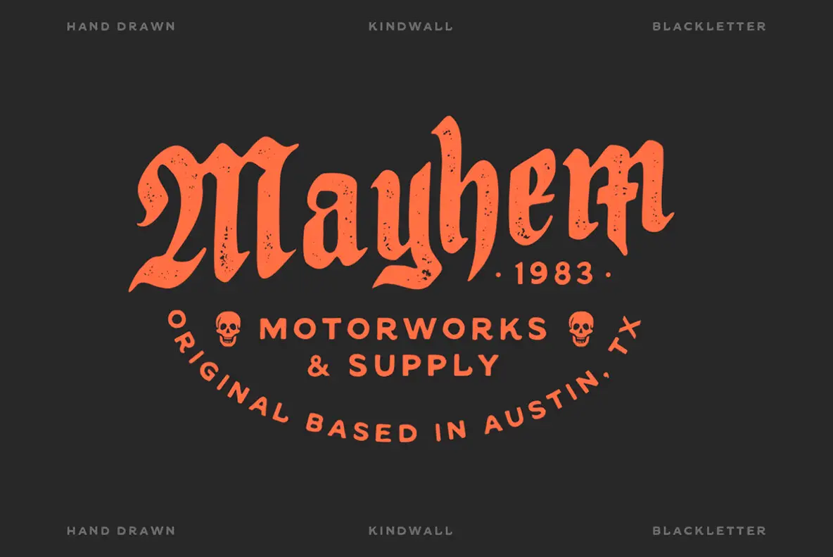 Kindwall Font - YouWorkForThem