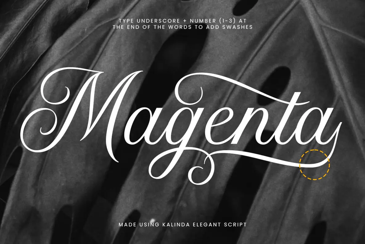 Kalinda Font - YouWorkForThem