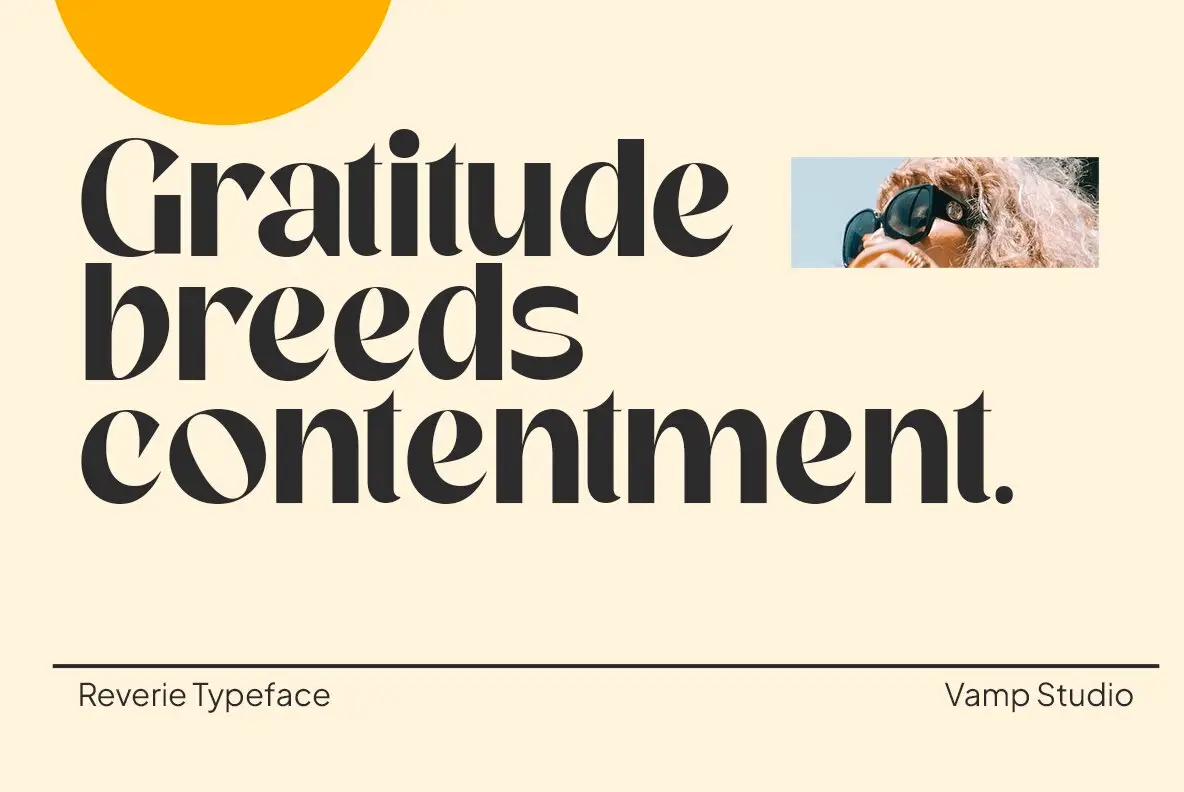 Reverie Font - YouWorkForThem