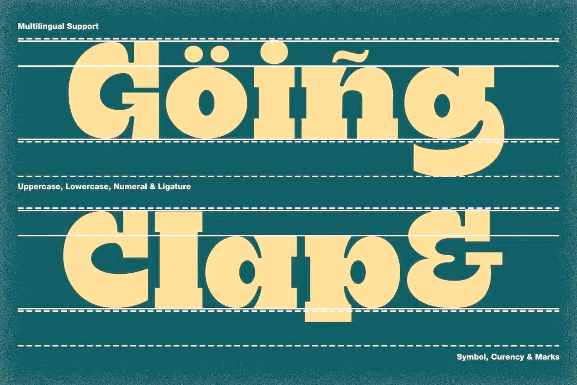 Going Clap Font - YouWorkForThem