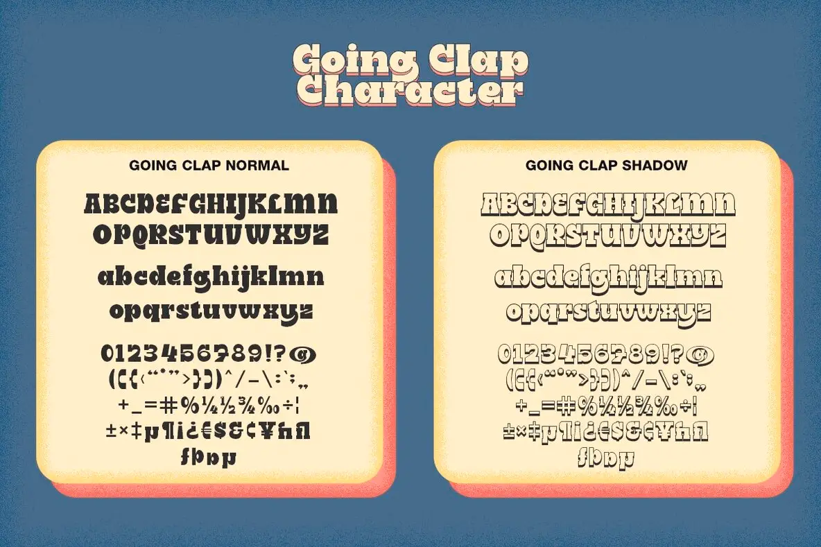 Going Clap Font - YouWorkForThem