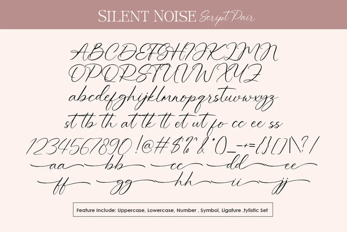 Silent Noise Font - FontPath