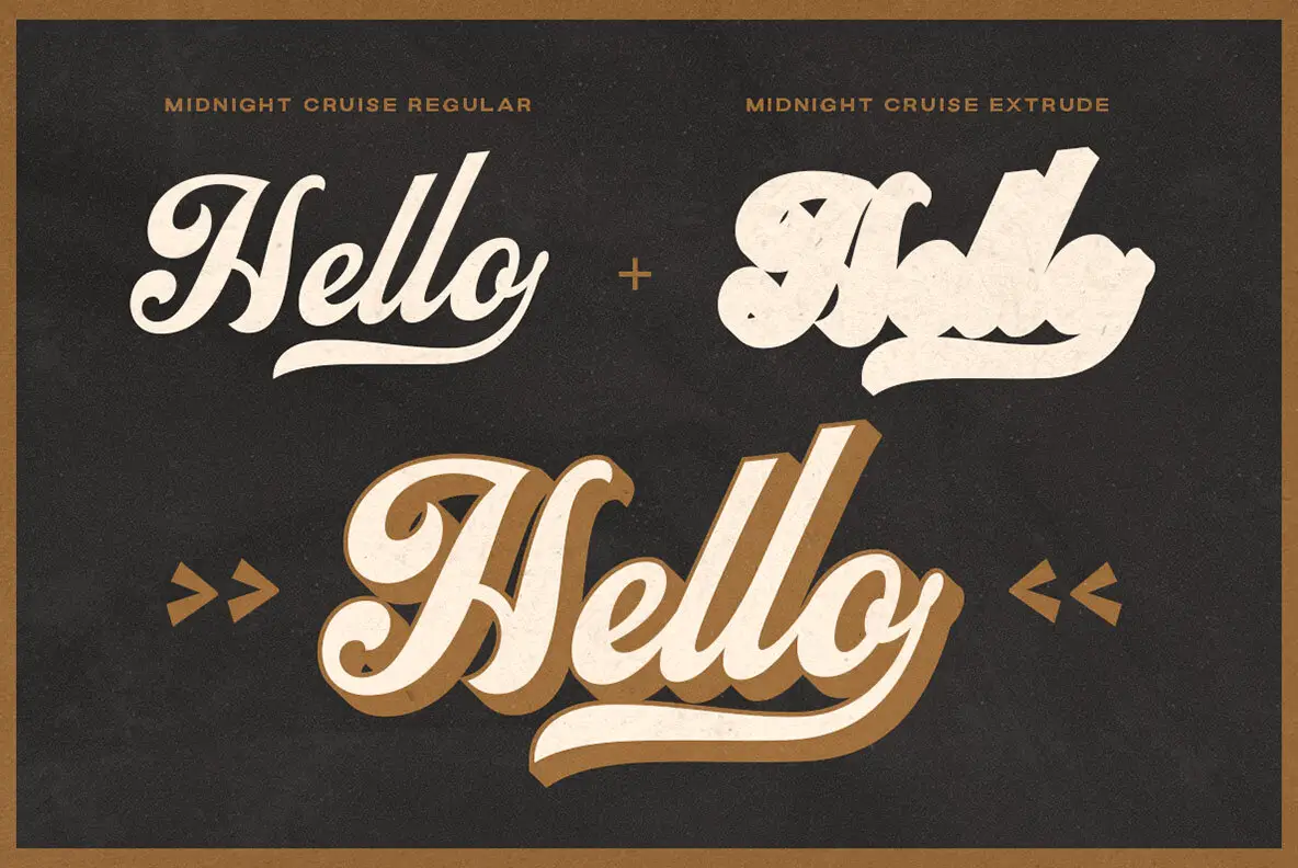 Midnight Cruise Font - YouWorkForThem