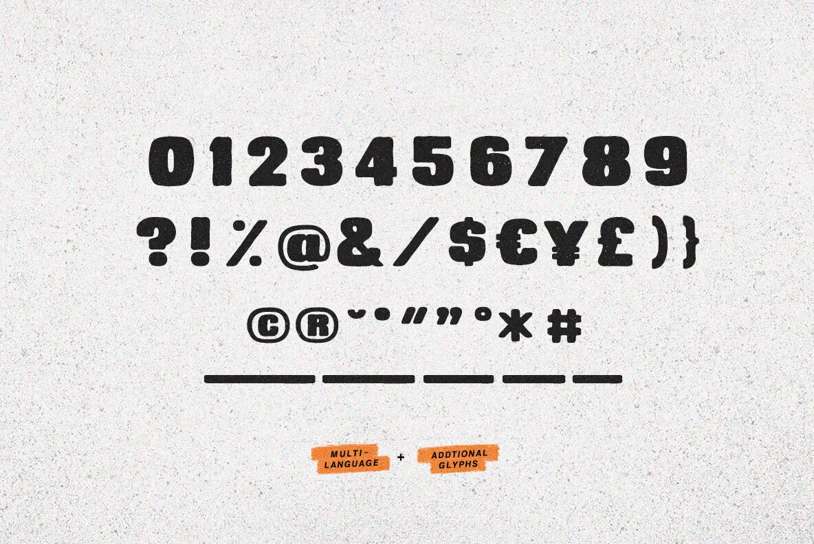 Big Bold Font - YouWorkForThem