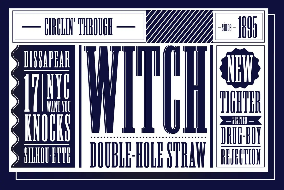Titanic Condensed Font - FontPath