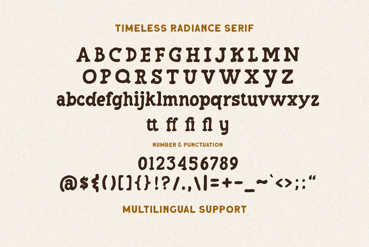 Timeless Radiance Font - YouWorkForThem