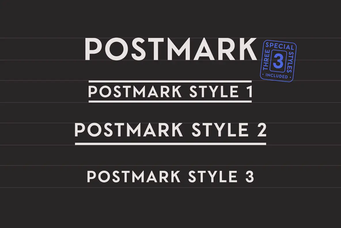 Postmark Font - YouWorkForThem